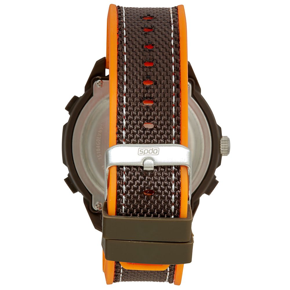 Relógio Masculino Speedo Anadigi Marrom
